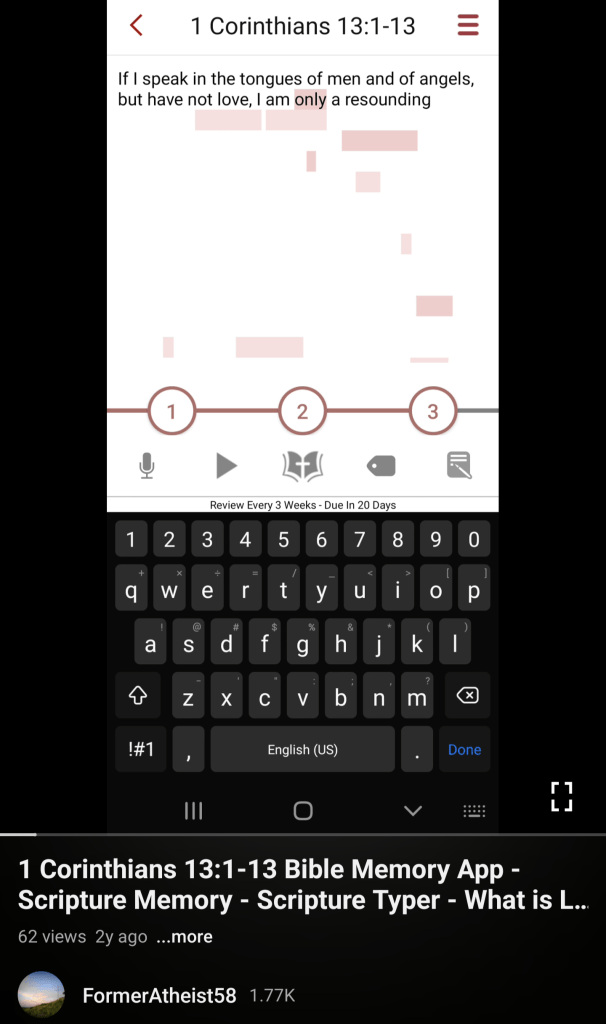 Scripture Memory and Scripture Application – Teach What is Good