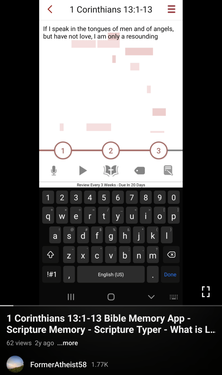 Scripture Memory and Scripture Application – Teach What is Good