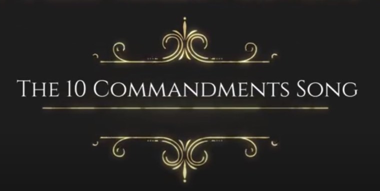 The Ten Commandments – A Song and Hand Motions – Teach What is Good